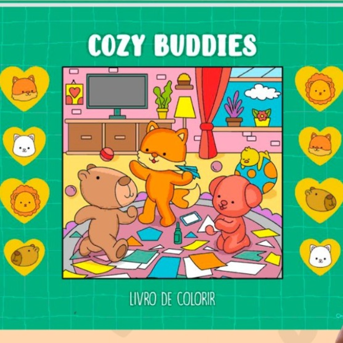 Cozy Buddies - Livrão De Colorir | Auge App Representações