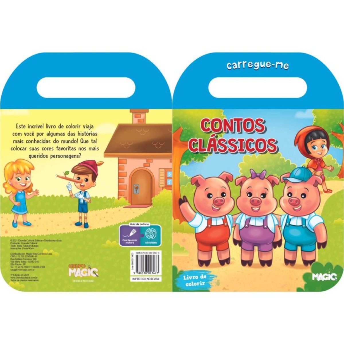 Livro Infantil Colorir Contos Classicos Carregue Me | Auge App ...