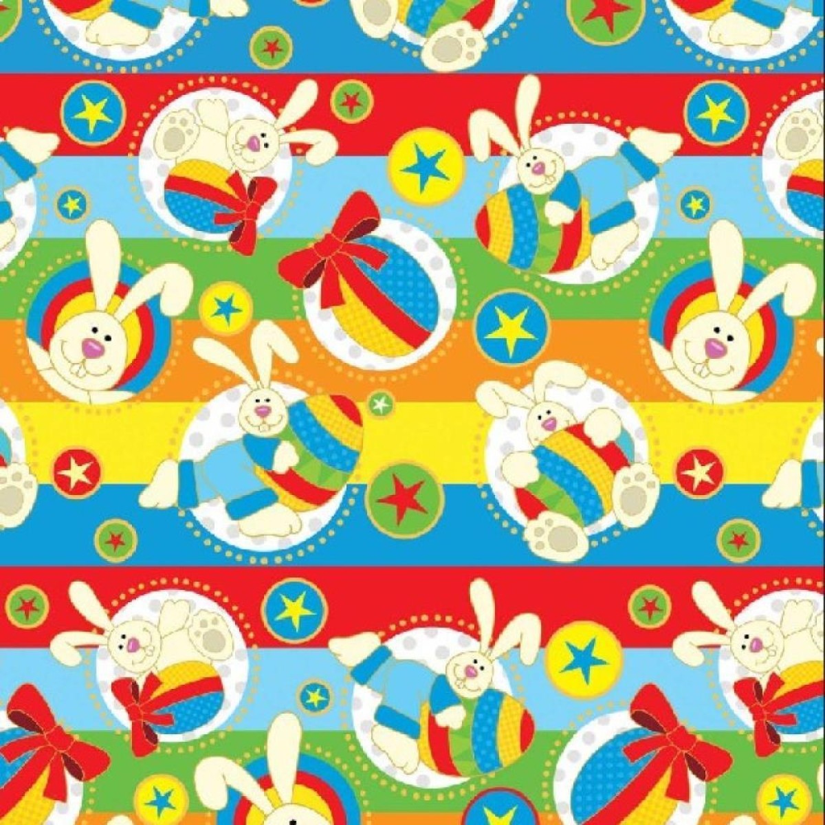 Papel Presente Bobina Couche 60cm Mod.274 Coelho Cores | Auge App ...